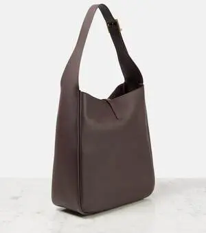 Saint Laurent Le 5 À 7 Large Leather Shoulder Bag - Brown