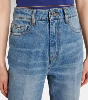 AMI Paris High-rise Flared Jeans - Blue