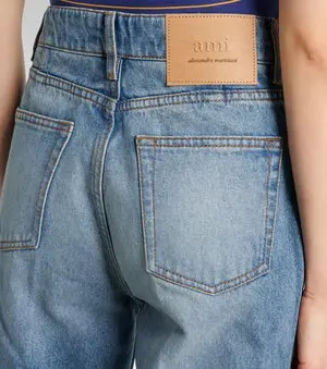 AMI Paris High-rise Flared Jeans - Blue