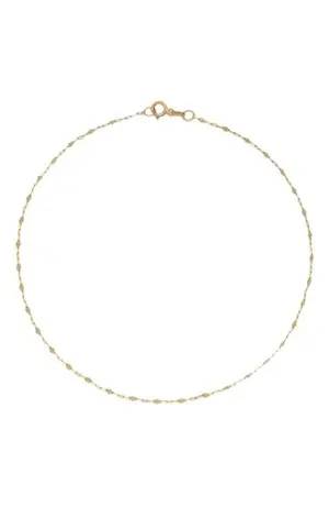 KINN Diamond Cut Rolo Chain Anklet