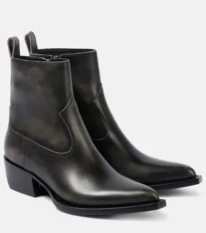 GOLDEN GOOSE Leather Ankle Boots