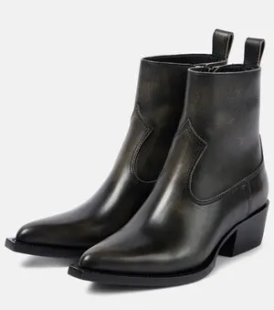 GOLDEN GOOSE Leather Ankle Boots