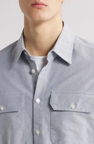 BOSS Liam Kent Regular Fit Button-up Shirt - Medium Blue
