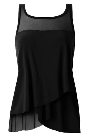 MIRACLESUIT® Illusionist Tankini Top - Black
