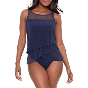 MIRACLESUIT® Miraclesuit® Illusionist Tankini Top Midnght Blue