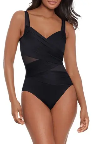 MIRACLESUIT® Network Dd Madero One-piece Swimsuit - Black