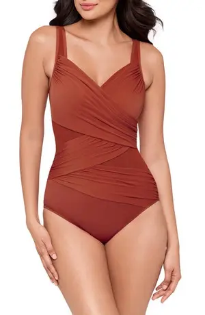 MIRACLESUIT® Network Dd Madero One-piece Swimsuit - Terra