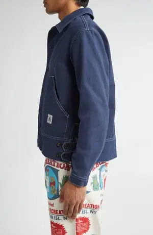 BODE Knolly Brook Side Tab Jacket - Dark Navy