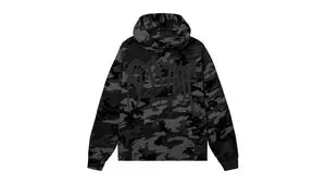 REVENGE XXXTentacion Kill Cropped Hoodie - Black Camo/3m