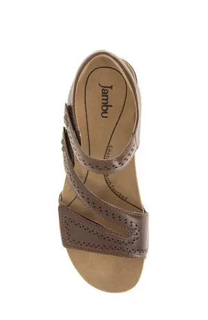 Jambu Makayla Casual Flat Sandal - Brown