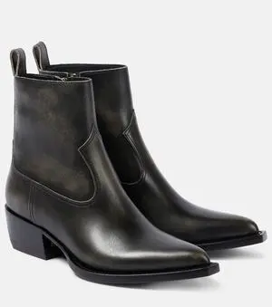 GOLDEN GOOSE Leather Ankle Boots