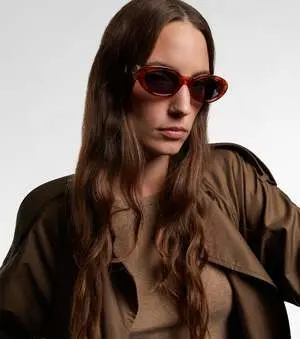 Fendi Ff Diamonds Oval Sunglasses