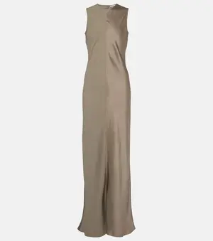 AMI Paris Paneled Maxi Dress