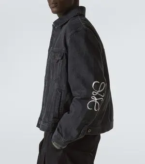 Loewe Anagram Denim Jacket - Black