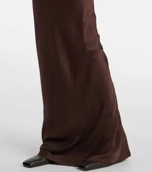 Rick Owens Satin Maxi Skirt