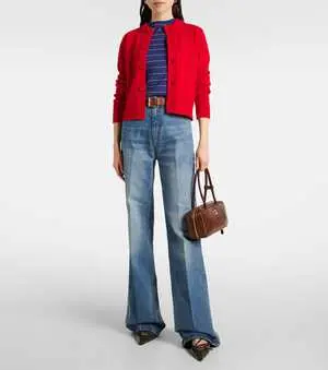 AMI Paris High-rise Flared Jeans
