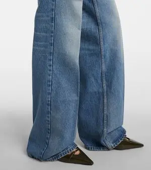 AMI Paris High-rise Flared Jeans