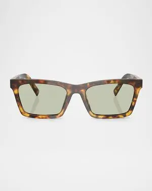 Miu Miu Miu Miu Rectangular Sunglasses Blonde Havana