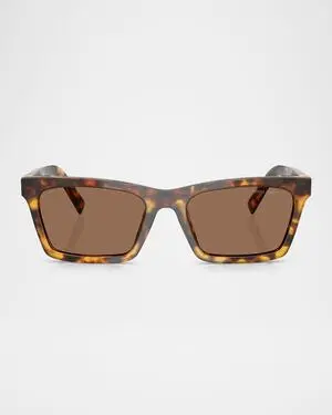 Miu Miu Miu Miu Rectangular Sunglasses Brown