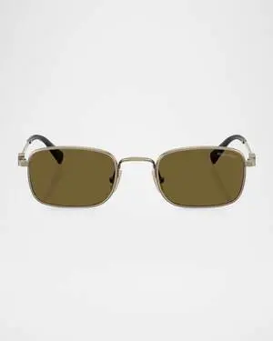 Miu Miu Miu Miu Rectangular Sunglasses Dark Brown