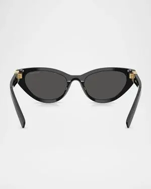 Miu Miu Butterfly Sunglasses - Black