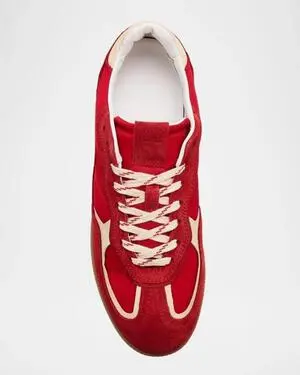 ALOHAS Rife Suede Low-top Sneakers - Red