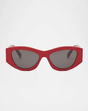 Celine Celine Triomphe Cat-Eye Sunglasses Red