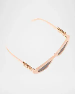 Loewe Lw40156uw Cat Eye Sunglasses - Pink