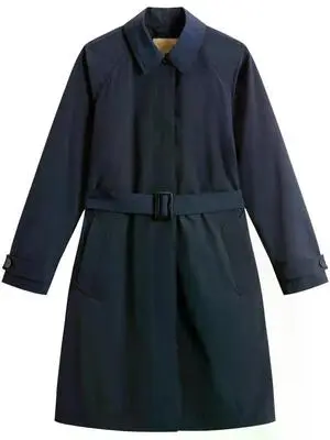 Woolrich Summer Trench Coat - Blue