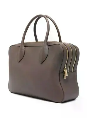 FERRAGAMO Leather Tote Bag - Brown