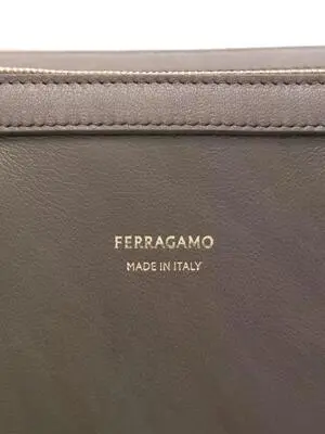 FERRAGAMO Leather Tote Bag - Brown