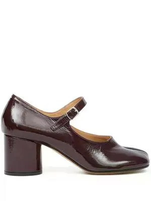 MAISON MARGIELA Tabi Mary Jane Pumps - Red