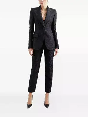 Dolce & Gabbana Brocade Trousers - Black