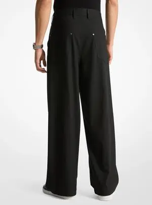 Michael Kors Pleated Wide-leg Pants