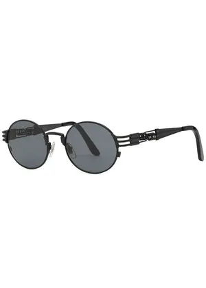 JEAN PAUL GAULTIER Round-frame Sunglasses - Black