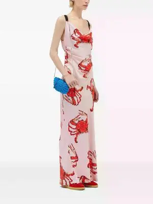MSGM Printed Maxi Dress