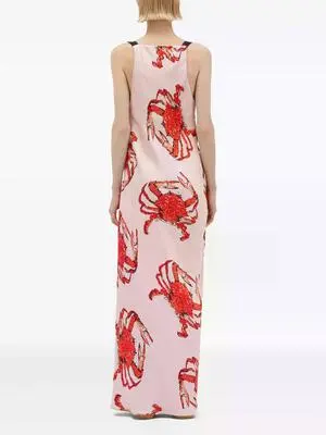 MSGM Printed Maxi Dress