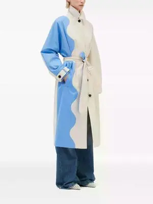 MSGM Two-tone Trench Coat