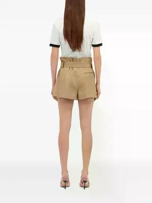 MSGM Belted Shorts - Neutrals