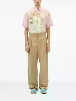 MSGM Wide-leg Trousers