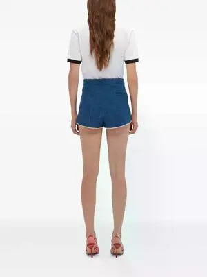 MSGM Striped-edge Mini Shorts