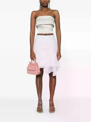 Alberta Ferretti Chiffon Mini Skirt