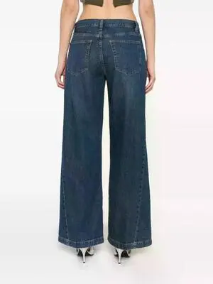 FRAME Le Baggy Wide-leg Jeans - Blue