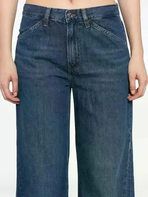 FRAME Le Baggy Wide-leg Jeans - Blue