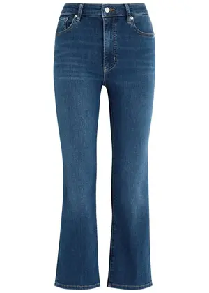 FRAME The Reboot Crop Boot-leg Jeans - Blue