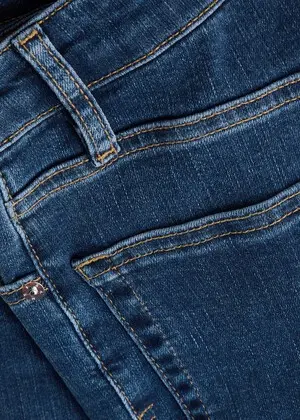 FRAME The Reboot Crop Boot-leg Jeans - Blue