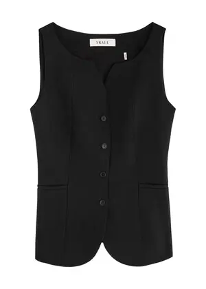 SKALL STUDIO Toni Linen-blend Waistcoat