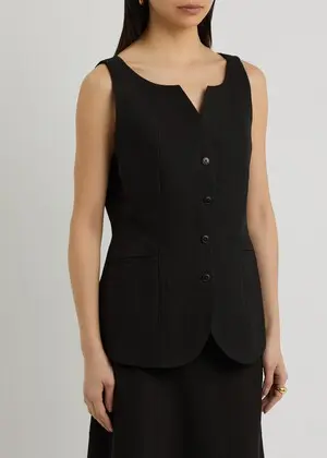 SKALL STUDIO Toni Linen-blend Waistcoat