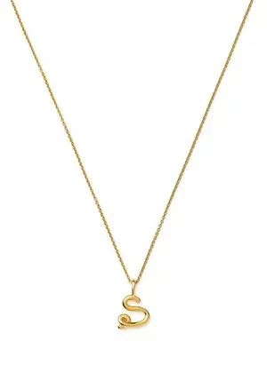 MISSOMA Initial S Mini Necklace - Gold