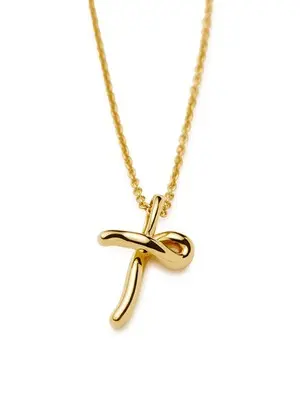 MISSOMA Initial T Mini Necklace - Gold